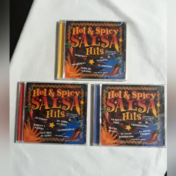 Madacy Entertainment | Media | Hot Spicy Salsa Hits Pack Of 3 Cds ...